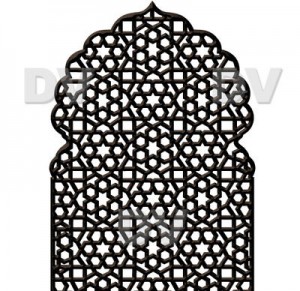 Stickers porte orientale: stickers porte marocaine trompe l'oeil pas cher